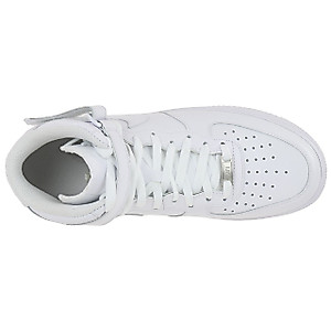 Nike Mens Air Force 1 Mid 07 Basketball Shoes White/White 315123-111 Size 13