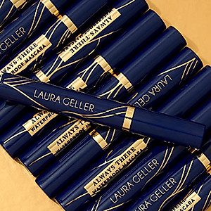 LAURA GELLER NEW YORK Always There Waterproof Lengthening Mascara Duo in Black | Long-Lasting Mascara for Volume and Length 2pc Set
