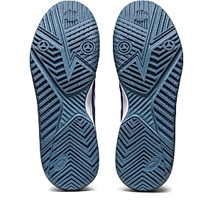 ASICS Men's GEL-CHALLENGER 13 Tennis Shoes, 9.5, STEEL BLUE/WHITE