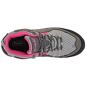 Propét Women's Peak Hiking Boot, grey/berry, 6 XWide