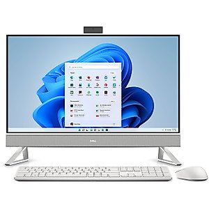 Dell Inspiron 7710 27" FHD Touchscreen All-in-One Desktop Computer - 12th Gen Intel Core i7-1255U 10-Core up to 4.7 GHz CPU, 64GB RAM, 4TB NVMe SSD + 2TB HDD, GeForce MX550 Graphics, Windows 11 Home