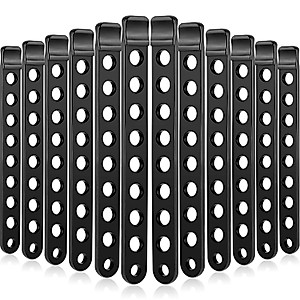 12 Pieces Bike Rack Cradle Strap Bicycle Rack Cradle Replacement Cycling Rubber Chain Strap for Bike Rack