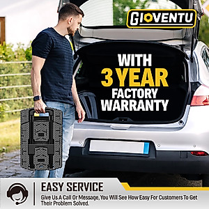 𝟐𝟎𝟐𝟒 𝐔𝐩𝐠𝐫𝐚𝐝𝐞𝐝 Hand Truck Dolly for Moving (440LB), Folding Dolly Cart with 6 TPR Wheels and 90° Lockable Handle, Portable Luggage Cart Platform Truck for Travel, Office Use etc