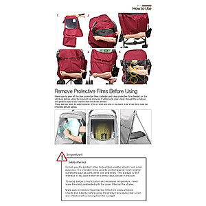 Manito Melange Alpha Stroller Weather Shield (Black)