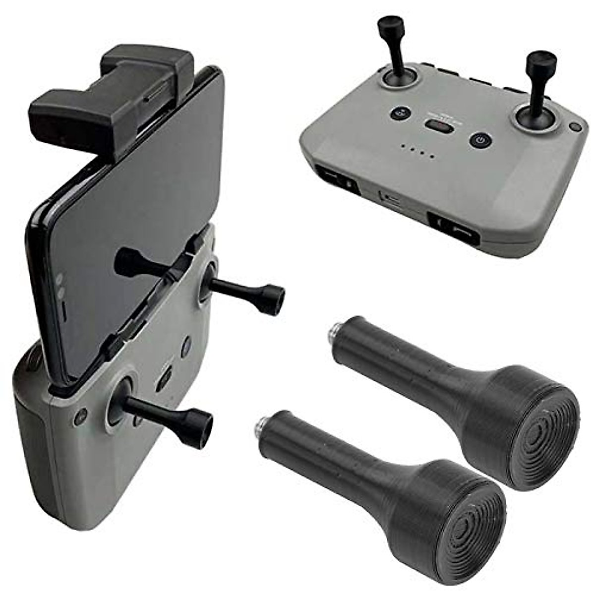 Shanrya Extension Joystick for Mini 2, Plastic Material Remote Controller Joystick Extension, Durable for Mini2 and Air2 Remote Control RC Drone Lovers