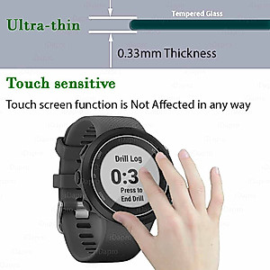 iDaPro Screen Protector for HUAWEI GT 2 pro Watch [4 Pack] GT2 pro Tempered Glass Anti-Scratch Bubble-Free Easy Installation