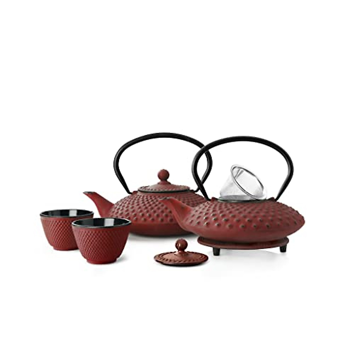 Bredemeijer Xilin Stand Serving Tray, Red