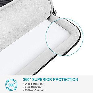 Lacdo 360° Protective Laptop Sleeve Case for 15.6 Inch Acer Aspire 5, E 15, Predator Helios 300, Flagship/ASUS VivoBook 15 / Dell Inspiron 15 / Lenovo Ideapad 330 / Pavilion 15, Computer Bag, Black