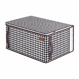 Leutsin Household Visual Clothes Storage Bag, Wardrobe Sorting Storage Box, Winter Quilt Storage Box, Toy Storage Box for Kids, 3 Sizes Practical Storage Box (Super size)