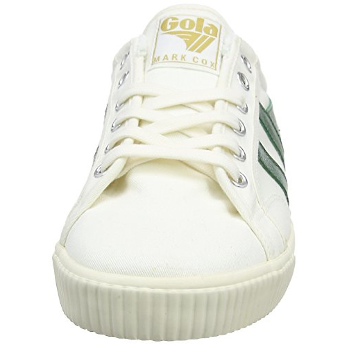 Gola Men's Mark Cox Trainers, Off White Off White Dark Green Wn, 8