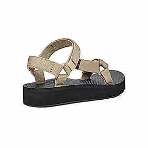 Teva Women's Midform Universal Sandal, Metallic Champagne, 6