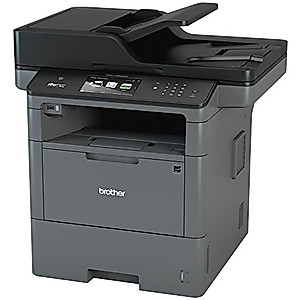 Brother Monochrome Laser, Multifunction, All-in-One Printer, MFC-L6800DW, Wireless Networking, Mobile Printing & Scanning, Duplex Print, Scan & Copy, Amazon Dash Replenishment Ready, Black