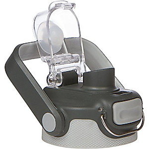 Healthy Human FLIP N SIP Lid | Leak-Proof Water Bottles Lid | Dishwasher Safe & Durable Bottle Caps with Snap Metal Clip & Wide Mouth for All Healthy Human Bottles