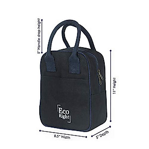 Eco Right Insulated Lunch Bag Women, Work Lunch Box for Men, Adults