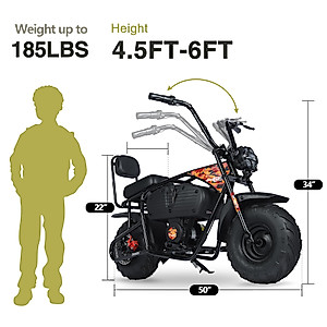 Oryxearth Electric Mini Dirt Bike 1000W 36V Battery Motor 15.5MPH/22 MPH 2 Speeds Electric Motorcycle for Kids Over 13 with 2 Hanging Bags, Up to 18LBS