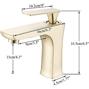 Brushed Gold Basin Faucets Waterfall Bathroom Faucet Single Handle Basin Mixer Tap Bath Faucet Brass Sink Water Faucet,Kitchen faucets