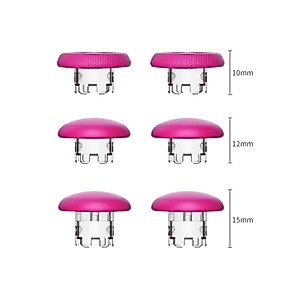 Jadebones 6 in 1 Swap Thumbsticks for PS5 Edge Controller (Red)