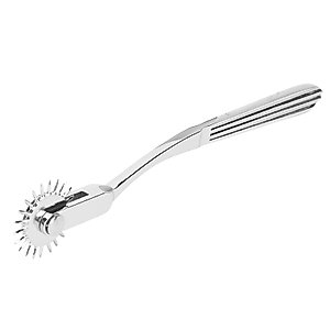 Neuro Pinwheel, Compact Portable Ergonomic Wartenberg Neuro Pinwheel 22 Metal Spikes Rolling Fan for Neurological Examination