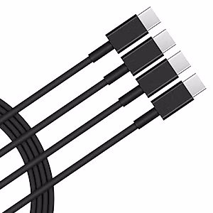 Works by Tek Styz PRO 5ft USB-C Cable Compatible with Your Sony WF-1000XM3 Hi Powered Cable (Black 1.5M)
