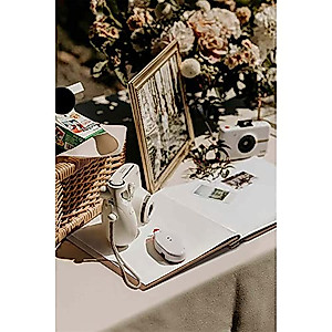 Calculs Polaroid 'miss to mrs' Picture Book Bridal Shower Guest Book Blank Pages for Instant Film Rose Gold Bachelorette Party Sign in Book 8.5” Square White Cover Rose Gold Foil Stamping