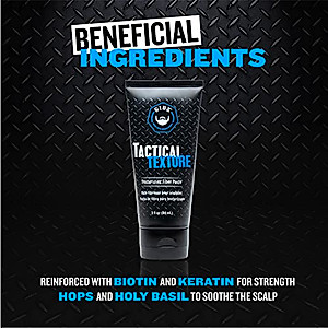 GIBS Grooming Tactical Texture Texturizing Fiber Paste, 3 Fl Oz