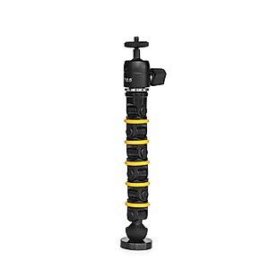 GRIFITI Nootle Recon 5 Flex Arm Leg Magnetic Foot Mini Ball Head Camera Mount Stand Magnetic Foot 6 Inch Flexible Mini Ball Head Attaches to Steel or Other Magnet Surfaces