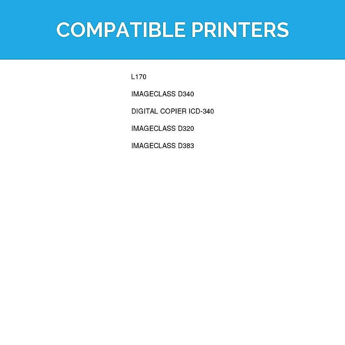 LD Products Remanufactured Toner Cartridge Replacement for Canon S35 7833A001AA (Black) for use in ImageCLASS: D320, D340, D383