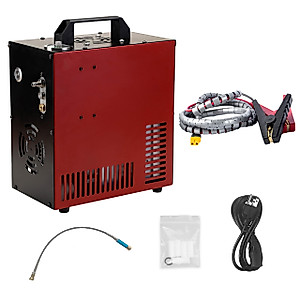 Orcair Thunder 4500psi PCP Air Compressor,Built-in Converter,12V&110V Auto Shut Off Pump Supply Water Oil Free For Scuba Paintball PCP Air gun Tank Refilling Up to 1.6L Low Noise