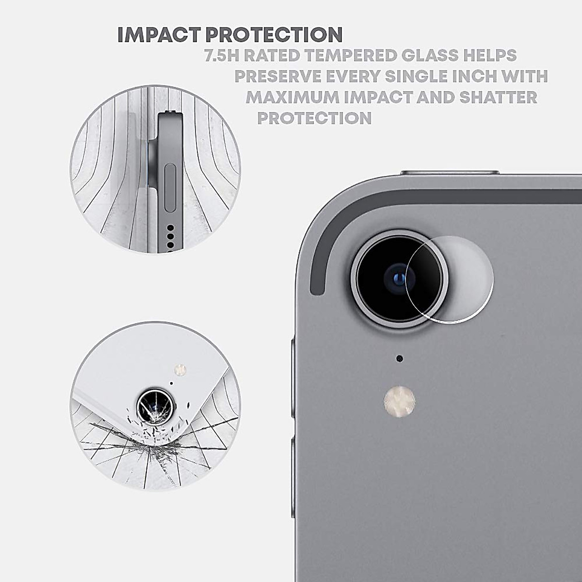 Vallcha Camera Lens Protector for iPad Pro (2024), iPad Air (2024/2022/2020), iPad Mini (2021), and Other iPad Models - New iPad Accessory