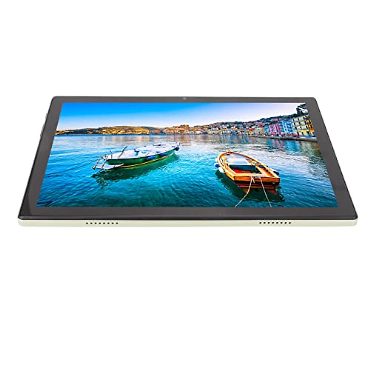 Janzoom 10.1 Inch Tablet, MTK6889 CPU ROM 256GB 4G Call Dual SIM Dual Standby Tablet for Home (Light Green)