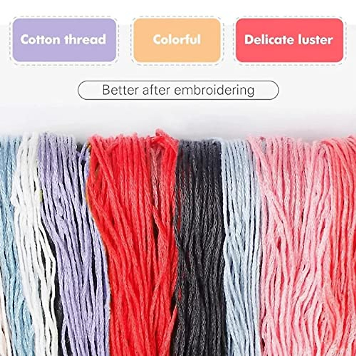 Fanxvivy Beginners Cross Stitch Kits Stamped Full Range of Embroidery Starter Kits for Beginners DIY 11CT Preprinted Cross-Stitch Kit for Adults Needlepoint Kits- (Cross Stitches kit 07)