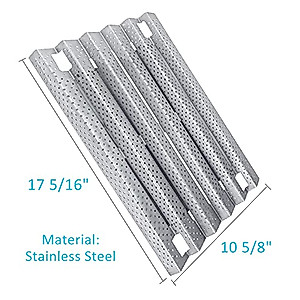 BBQration Replacement Kit for Nexgrill 720-0193 720-0432, Stainless Steel Repair Kit Parts Heat Plate, Grill Burner Tube Replacement for Kirkland 720-0193 720-0432 730-0432