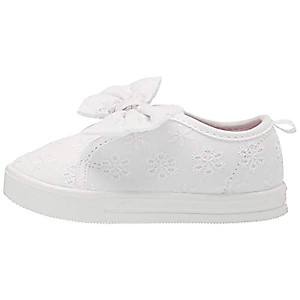 OshKosh B'Gosh Girls Dahlia Sneaker, White, 8 Toddler