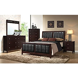 Coaster Furniture Carlton Transitional 2 Drawer Nightstand Bedroom Bedside Table Storage Drawers Cappuccino Brown 202092