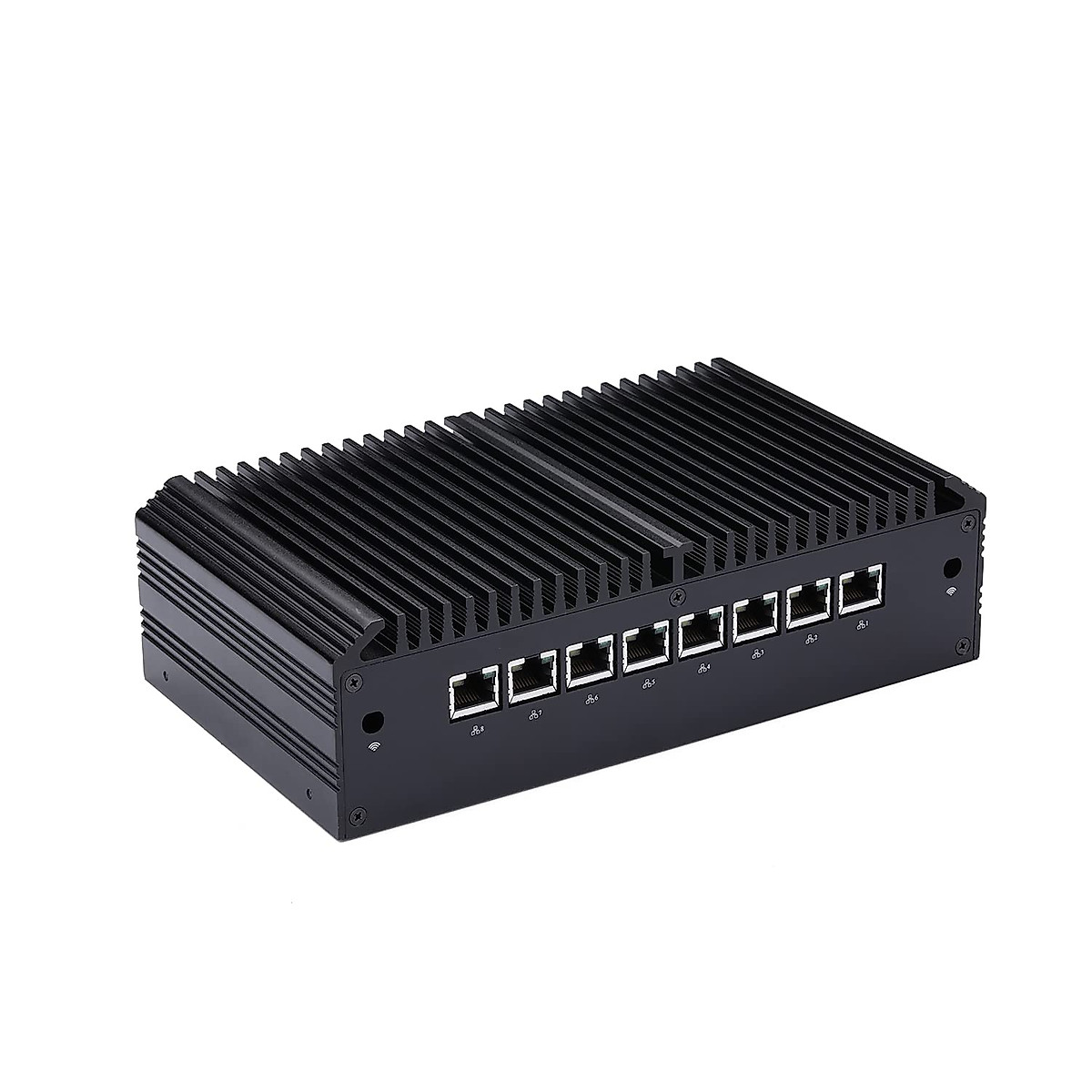 Mini Desktop Router Q375GE Intel Core I7-5500U,2.4Ghz 15W AES-NI (8Gb Ddr3 Ram 64Gb Ssd) Fanless,8 Intel Gigabit Nics,Windows,Linux,Sophos,Vyos,24/7
