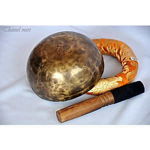 5 Inch Authentic Antique Old Tibetan Singing Bowl from Nepal-Meditation bowl,healing