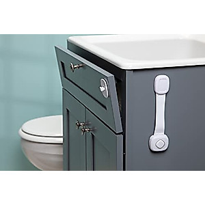 Safety 1st Room Solutions: No-Tools Baby Proof Deluxe Bathroom Safety Kit - Includes Locks for Toilet, Cabinet, Drawers, and More