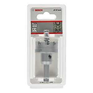 Bosch Professional 2608594130 Tungsten Carbide Hole Saw Precision for Sheet Metal (Stainless Steel, Ø 19 mm, Drill Accessories)