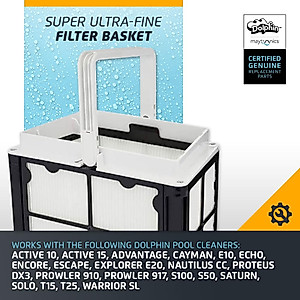 Dolphin Genuine Replacement Part — Super Ultra-Fine Filter Basket — 9991482-ASSY