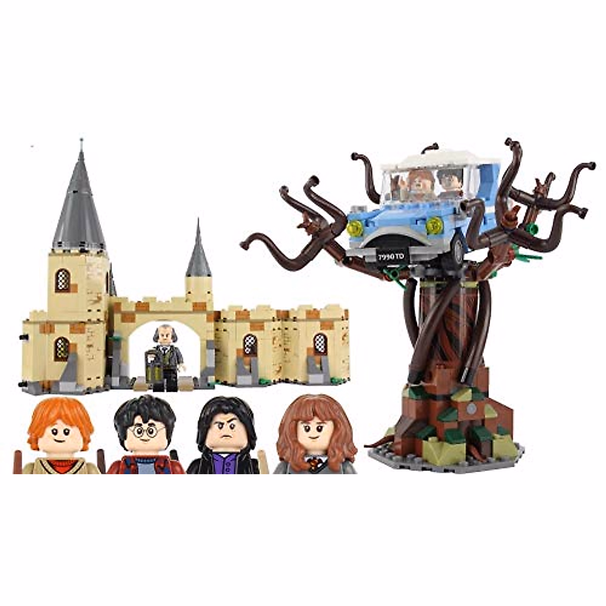 LEGO Harry Potter and The Chamber of Secrets Hogwarts Whomping Willow 75953 Magic Toys Building Kit, Prisoner of Azkaban, Hedwig, Hermoine Granger and Severus Snape for 8 - 14 years (753 Pieces)