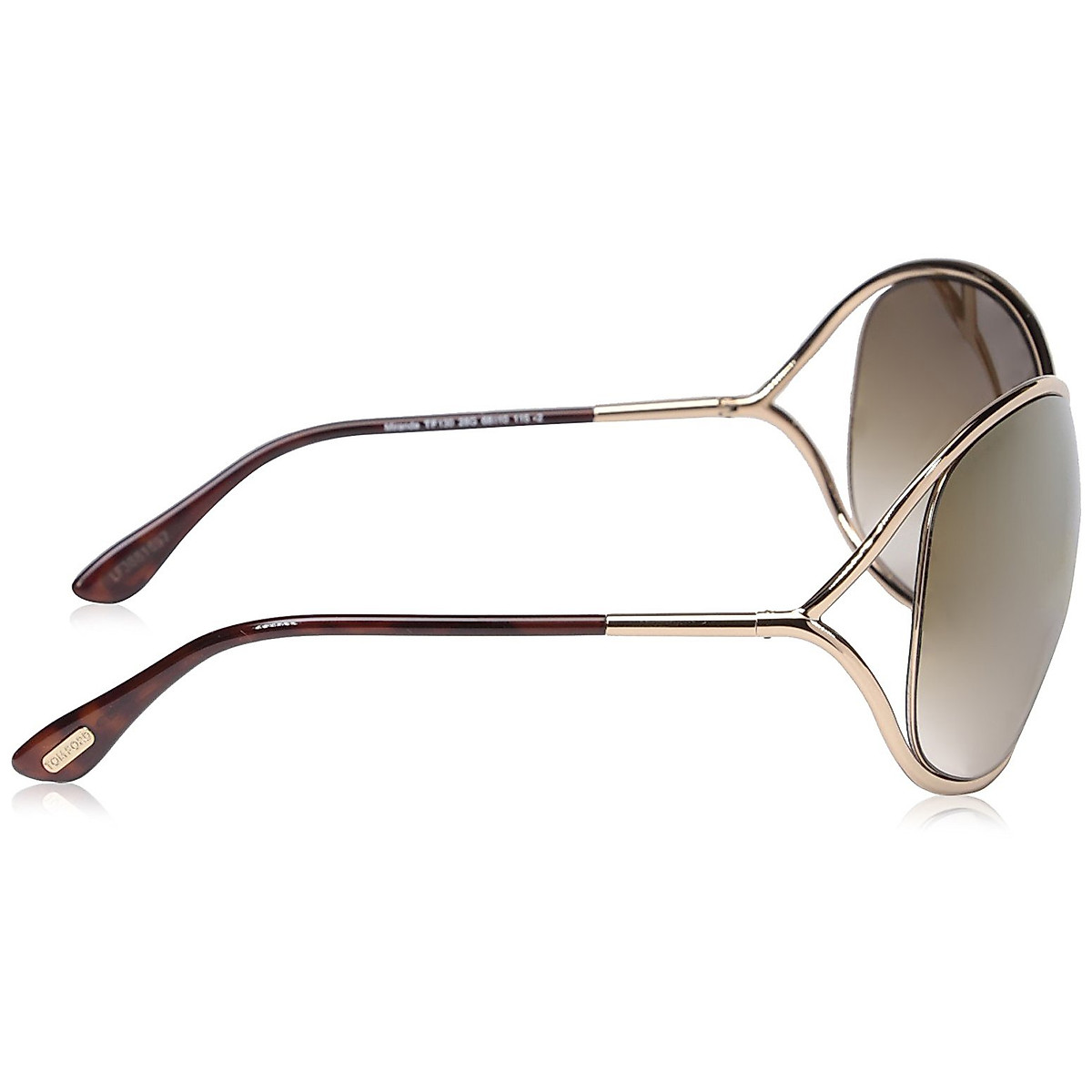 Tom Ford Women's FT0130 Sunglasses, Shiny Rose Gold
