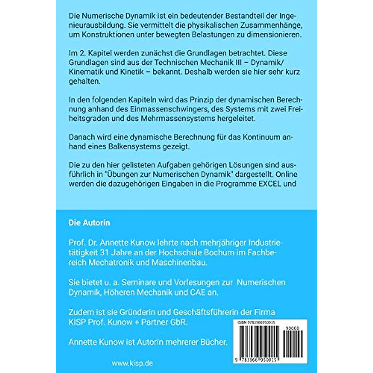 Numerische Dynamik: Theoretische Grundlagen - Praxisbeispiele - Numerische Modellbildung (German Edition)