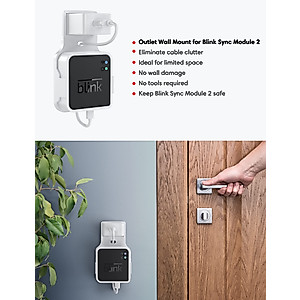 Blink XT XT2 Camera Wall Mount Bracket ,Weather Proof 360 Degree Protective Adjustable Indoor/Outdoor Mount and Cover for Blink XT XT2 Home Security Camera Anti-Sun Glare UV Protection Black(3 Pack)