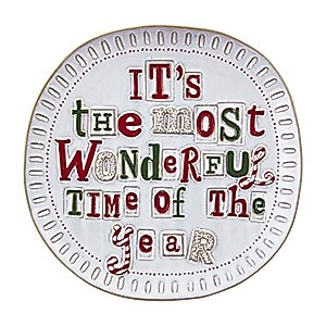 Mud Pie Stoneware Christmas Serving Platter