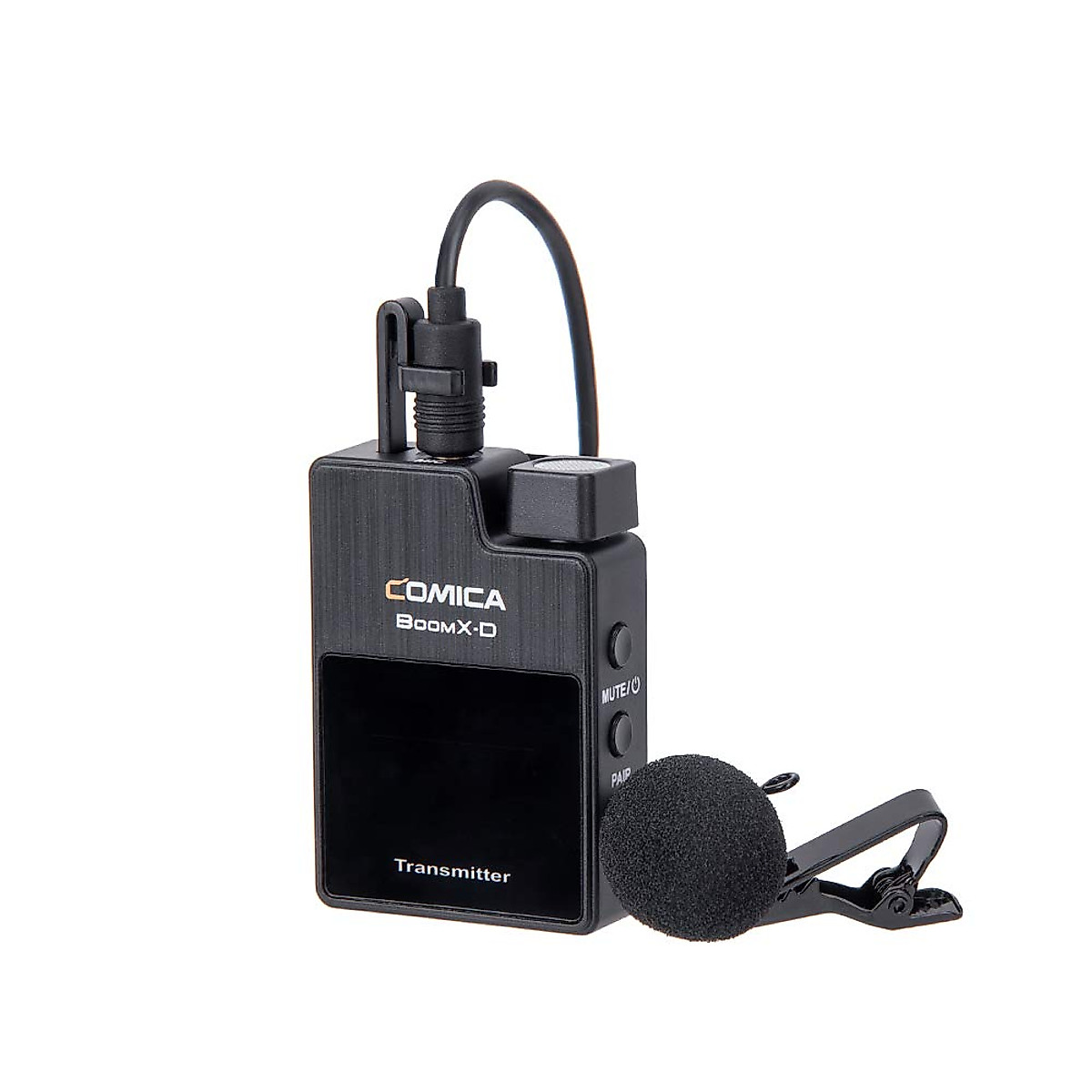 COMICA BoomX-D D2 2.4G Wireless Lavalier Microphone System Digital 1-Trigger-2 Wireless Microphone Transmitter & Receiver for Smartphone Camera Podcast Interview YouTube