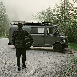 BOXIO Solo: Storage box with lid – 14,7" x 11,8" x 11,0" – perfect plastic transport box for camping, boat or garden – stackable with other stacking boxes – Made in Germany