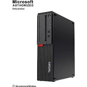 Lenovo ThinkCentre M910S SFF Desktop Computer, Intel Quad Core i5-6500 up to 3.6GHz, 16GB DDR4, 512GB SSD, WiFi, BT, VGA, DP, Wireless Keyboard&Mouse, Windows 10 Pro 64 Bit (Renewed)