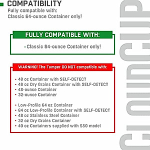 Plunger Replacement Blender Tamper Tool Stick for Vitamix Accessories Tamper Replacement Parts 5000 5200 6300 760 Blender, Standard Container 64 Oz