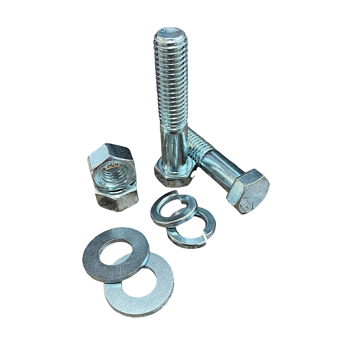 1,250 Piece Grade 5 Coarse Thread Nut Bolt Hex Bolt Hex Head Cap Screw & Washer Assortment with Metal Drawer