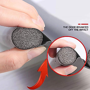 Under Door Draft Stopper,Twin Draft Stopper,Pest Isolation Waterproof Door Bottom Seal Strip (#Black)